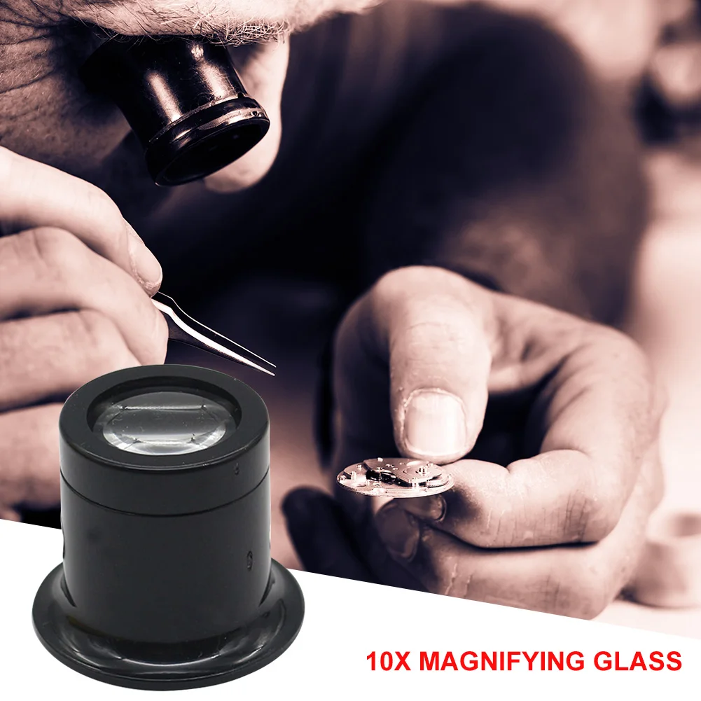 3X-5X-10X-15X-20X-Jeweler-Watch-Magnifier-Tool-Portable-Monocular-Magnifying-Glass-Loupe-Lens ...