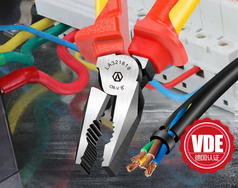 Nez incurvé de 8 pouces - pince coupante à fil isolée 1000V, pince ...