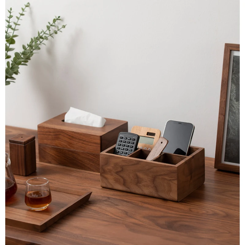 Luxury-Storage-Boxes-Wood-Division-Grid-Desk-Organizer-Fine-Workmanship ...