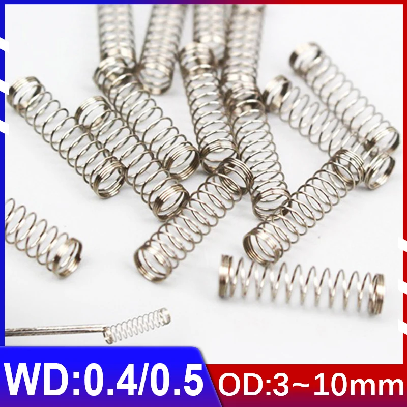 0-4mm-0-5mm-Wire-Diameter-Small-Compression-Spring-Buffer-Return-Short ...