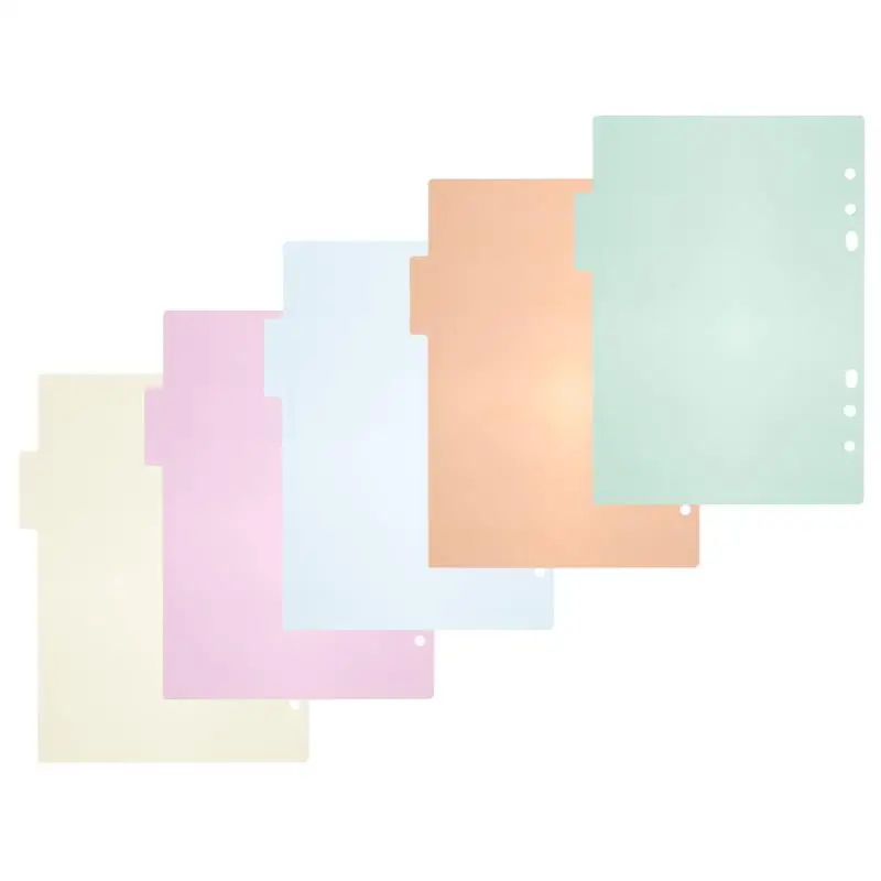 10Pcs-Paper-A4-Divider-Index-Board-Labels-Dividers-for-4-Ring-Binder ...