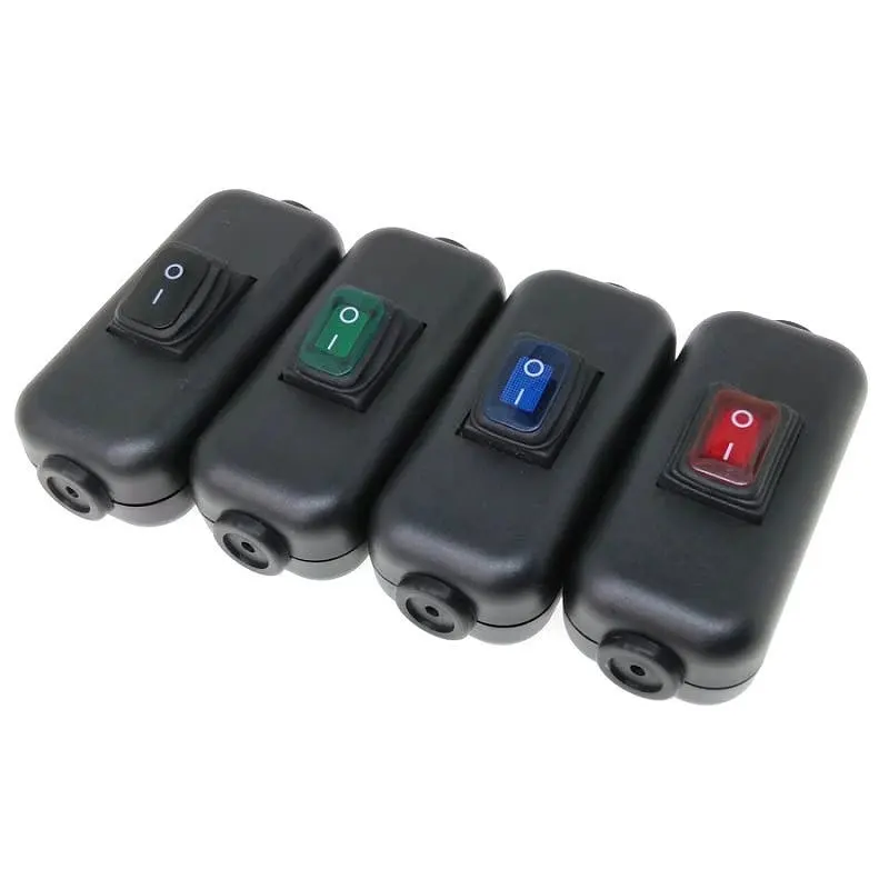 10 Amp Waterproof Ip65 Inline Cable Rocker Switch Max Ac100~250v Led ...