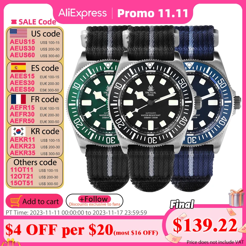 Tactical-Frog-FXD-V4-Rel-gio-de-Tit-nio-para-Homens-42mm-NH35-Movimento ...