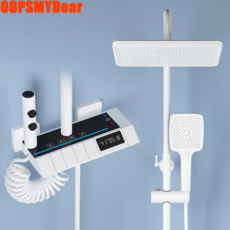 Ambient-LED-Digital-Rain-Shower-Faucets-Bathroom-Hot-Cold-Mixer ...