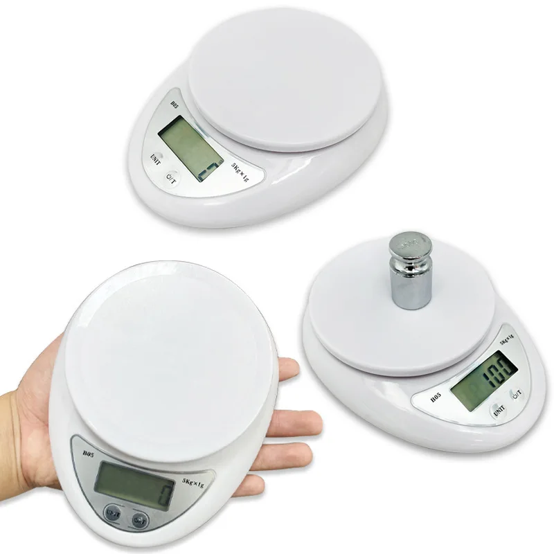 5kg/1g Portable Digital Scale LED Portable Digital Scale Scale Food ...