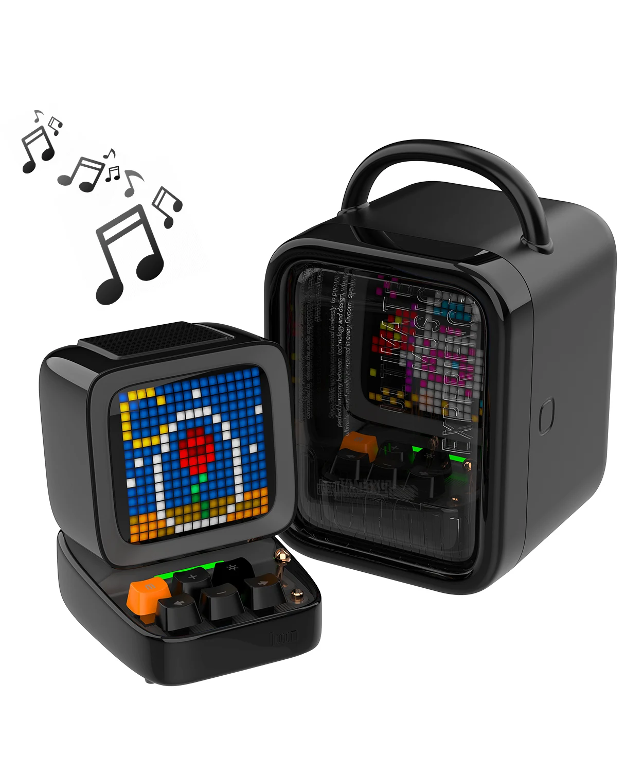 Divoom-Ditoo-Retro-Pixel-Art-Jogo-Bluetooth-Speaker-com-16x16-LED-App ...
