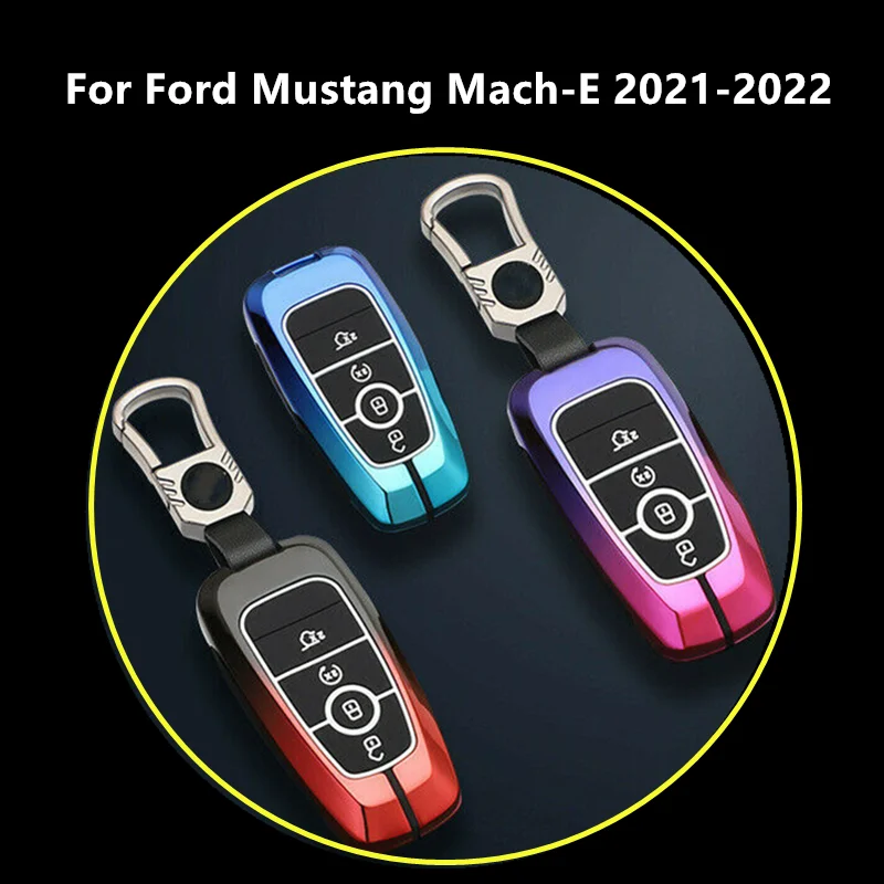 Car-Remote-Key-Fob-Shell-Case-Keychain-Cover-Holder-For-Ford-Mustang ...