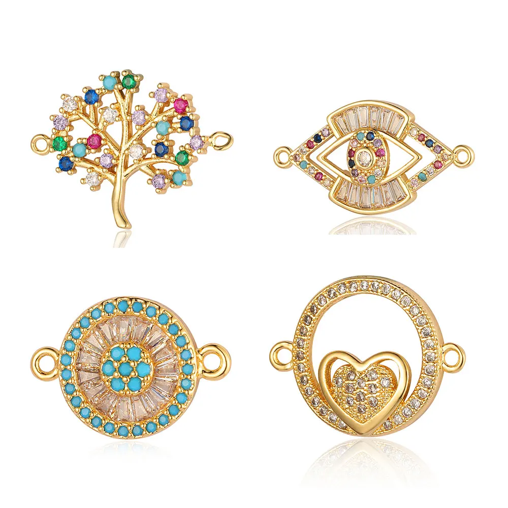 Fashion-Snake-Copper-Zirconia-Connector-Charm-Wings-Devil-Eye-Snake ...