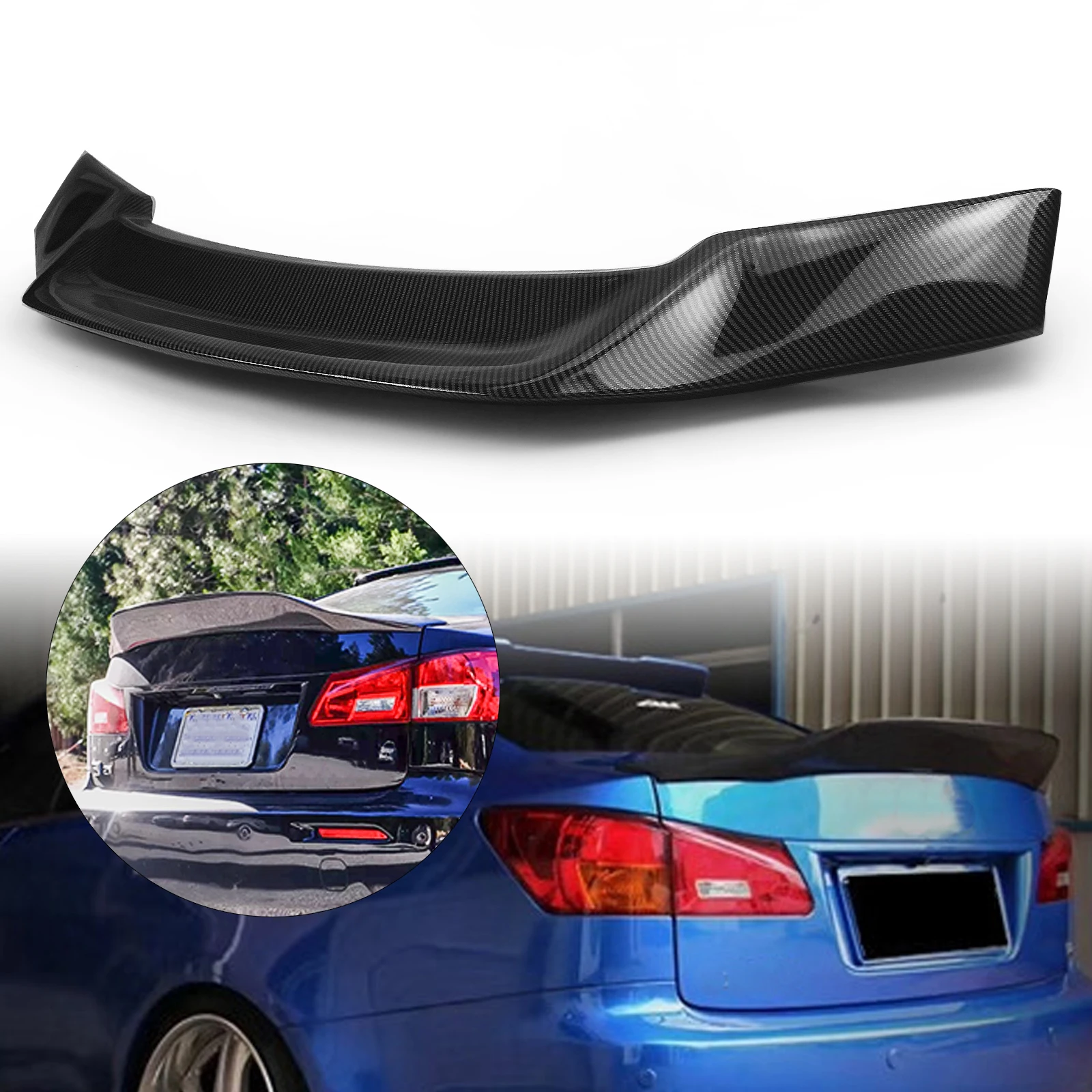 Car-Rear-Trunk-Lid-Spoiler-Lip-Roof-Wing-Tailgate-Flap-Trim-Splitter ...