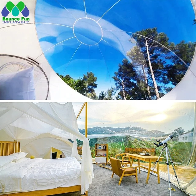 6m Outdoor Camping Inflatable Bubble Tent Large DIY Clear House Home ...