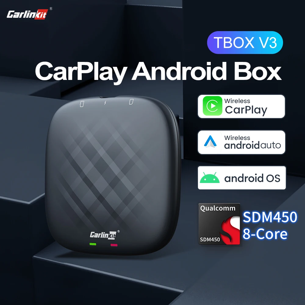 CarlinKit-CarPlay-Ai-Android-TV-Box-Qualcomm-SDM450-8cores-Wireless-Car ...