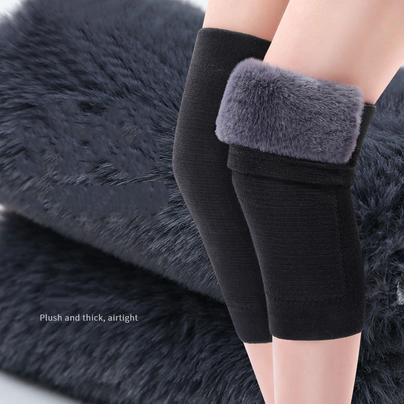 Winter Knee Pads Arthritis | Knee Protector Winter | Rabbit Fur Knee ...