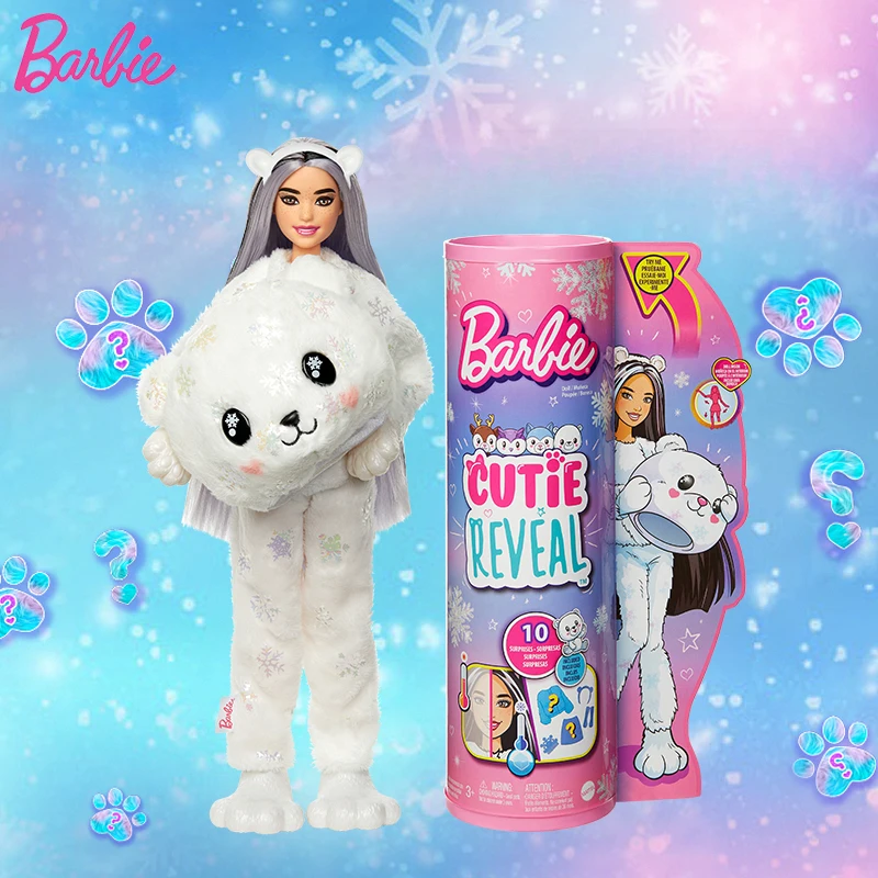 Original-Barbie-Pet-Doll-Cutie-Reveal-Kids-Toys-for-Girls-Polar-Bear ...
