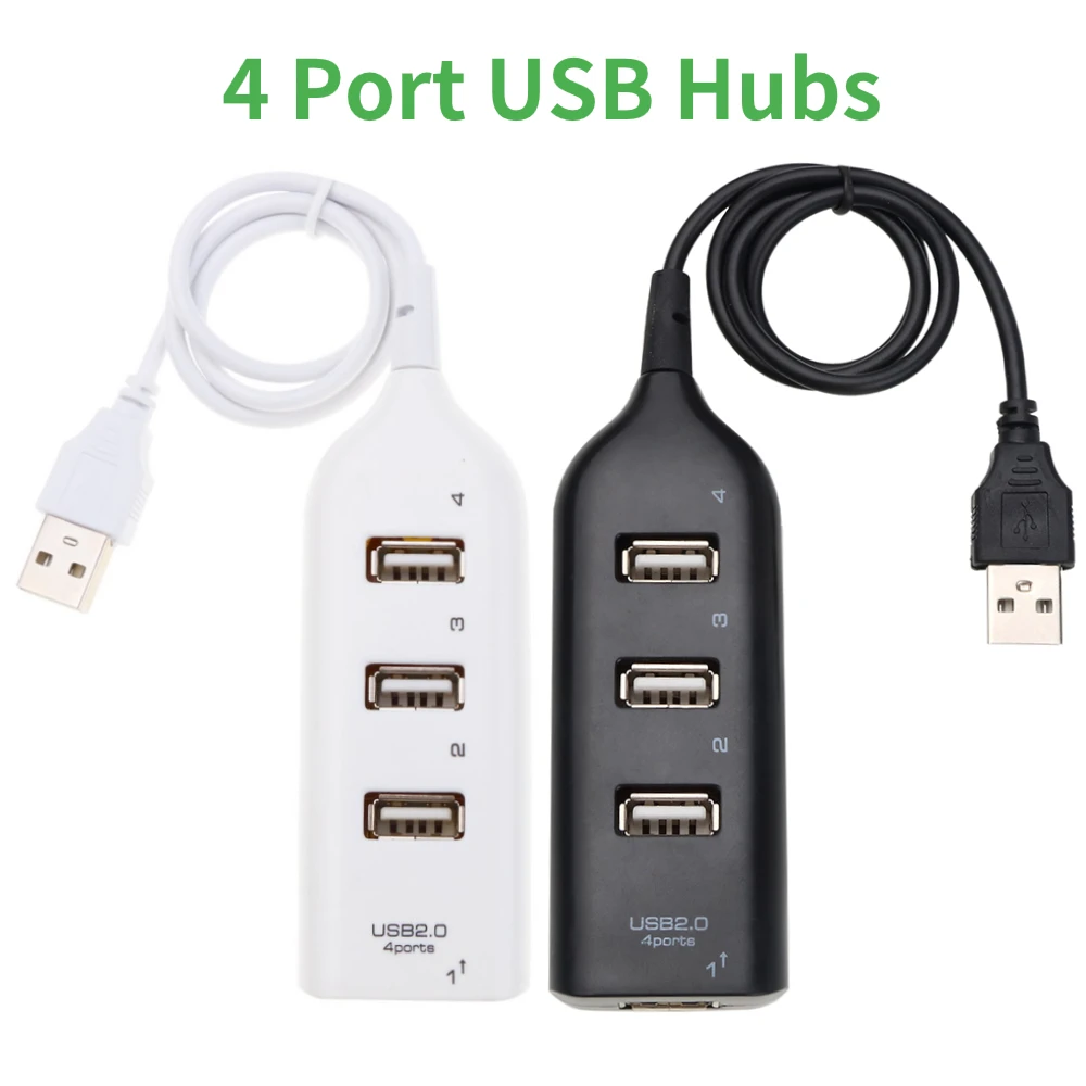 4-Port-High-Speed-USB-Hub-with-Cable-Mini-USB-Splitter-Hub-Use-Power ...