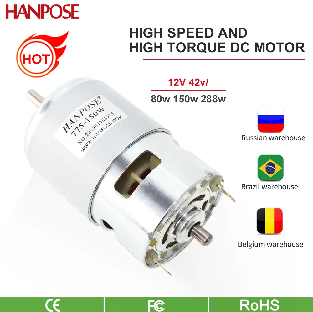 80w-150w-288w-775-Spindle-motor-3000-12000-RPM-Motor-Brush-dc-motors ...