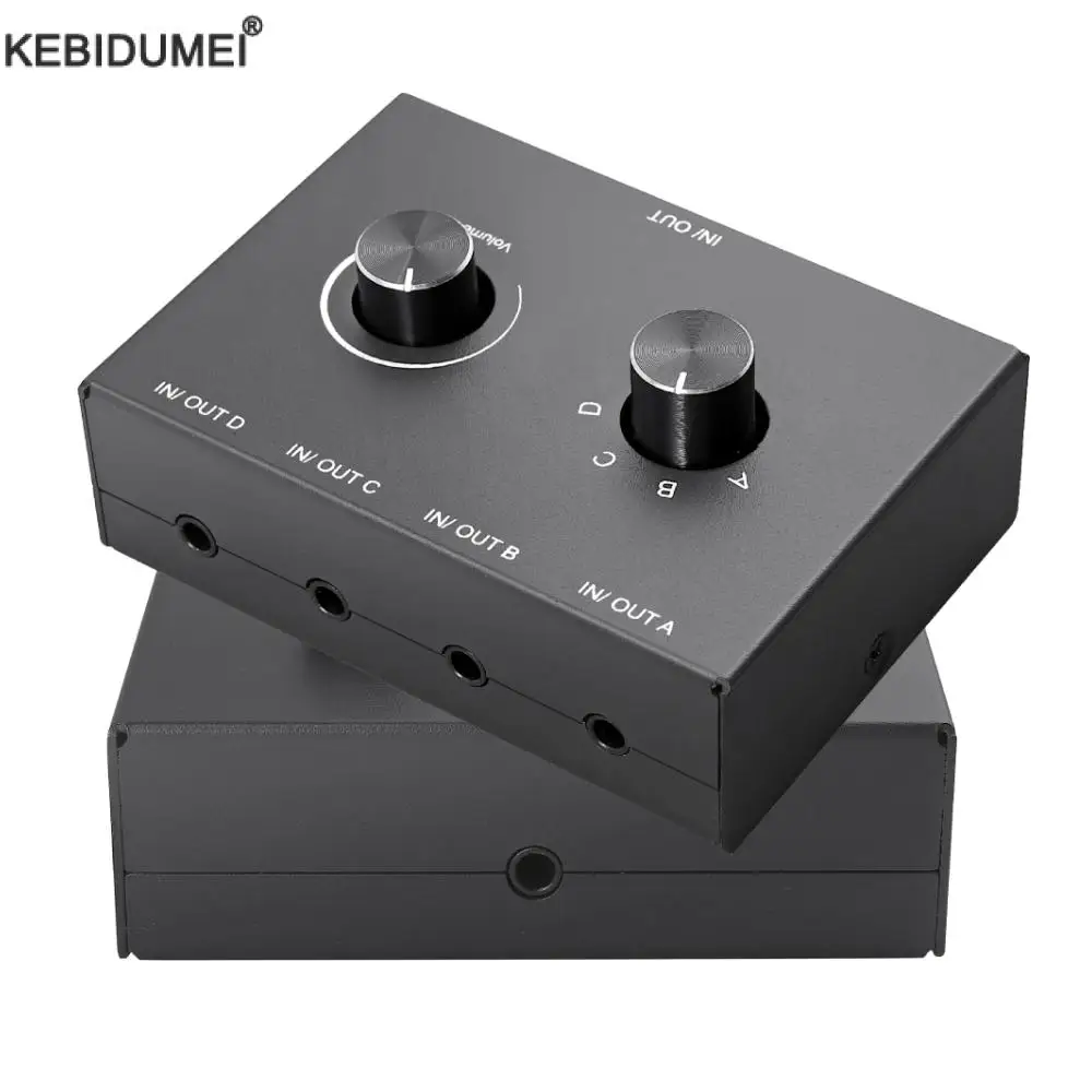 4-Wege-2-Wege-3-5mm-Stereo-Audio-Umschalter-Bidirektion-ale ...