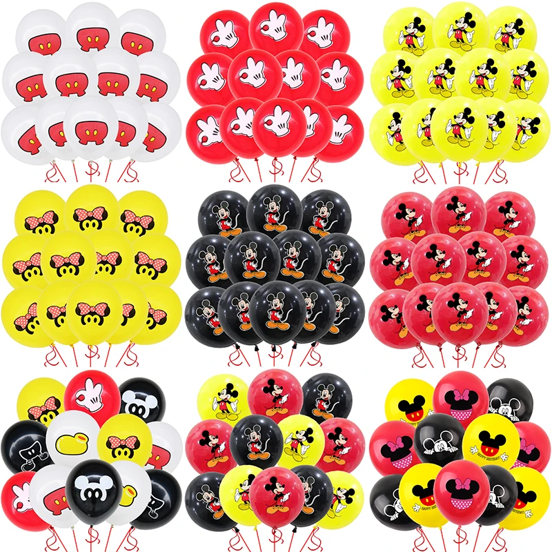 12inch-Mickey-Mouse-Birthday-Balloons-Decoration-Lots-Packing-Latex ...