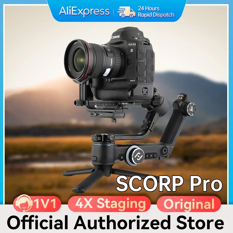 FeiyuTech-Estabilizador-de-C-mera-Mirrorless-SCORP-Pro-F4-Estabilizador ...
