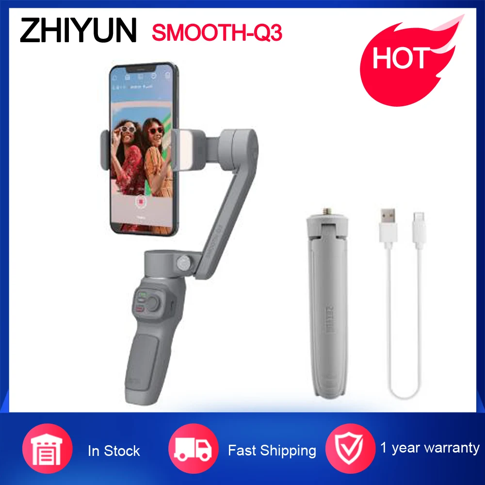 ZHIYUN-SMOOTH-Q3-Smartphone-Gimbal-Stabilizer-3-Axis-Max-280g-Payload ...