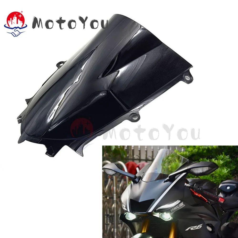 For-Yamaha-YZF600-YZF-R6-2017-2023-YZF-R7-2021-2023-Windshield-Touring ...