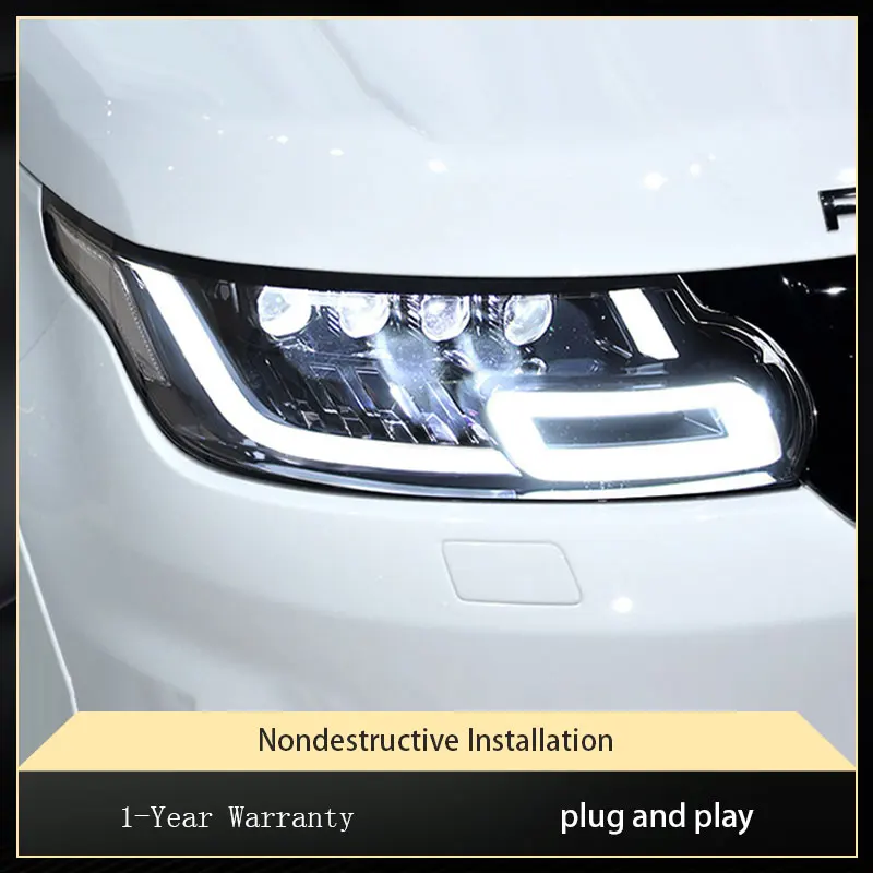 Car-Lights-For-Land-Rover-2013-2018-Range-Rover-Sport-LED-Headlight ...