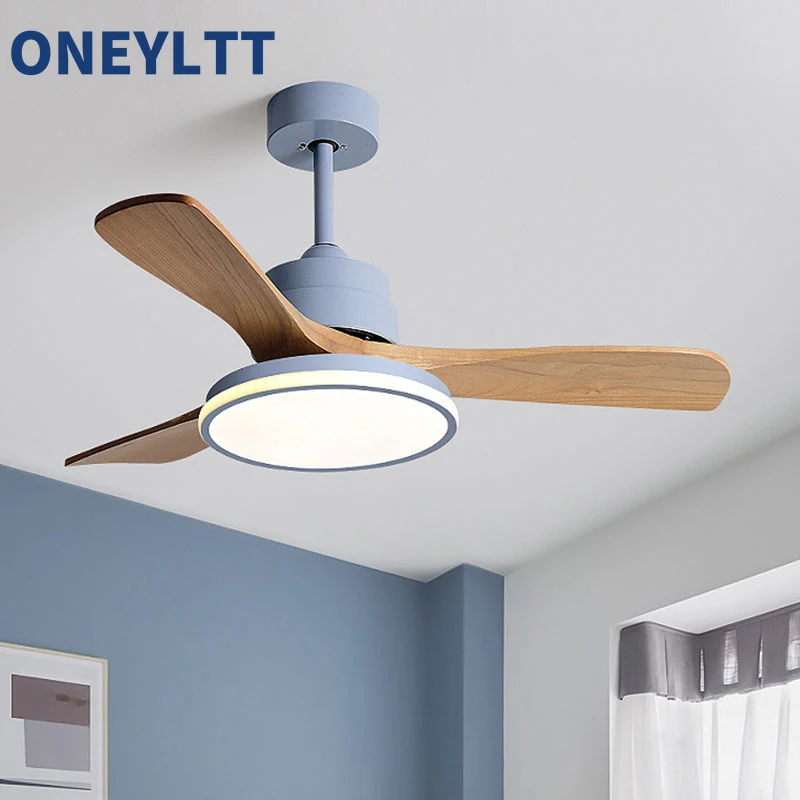 Nordic-restaurant-fan-light-intelligent-variable-frequency-electric-fan ...