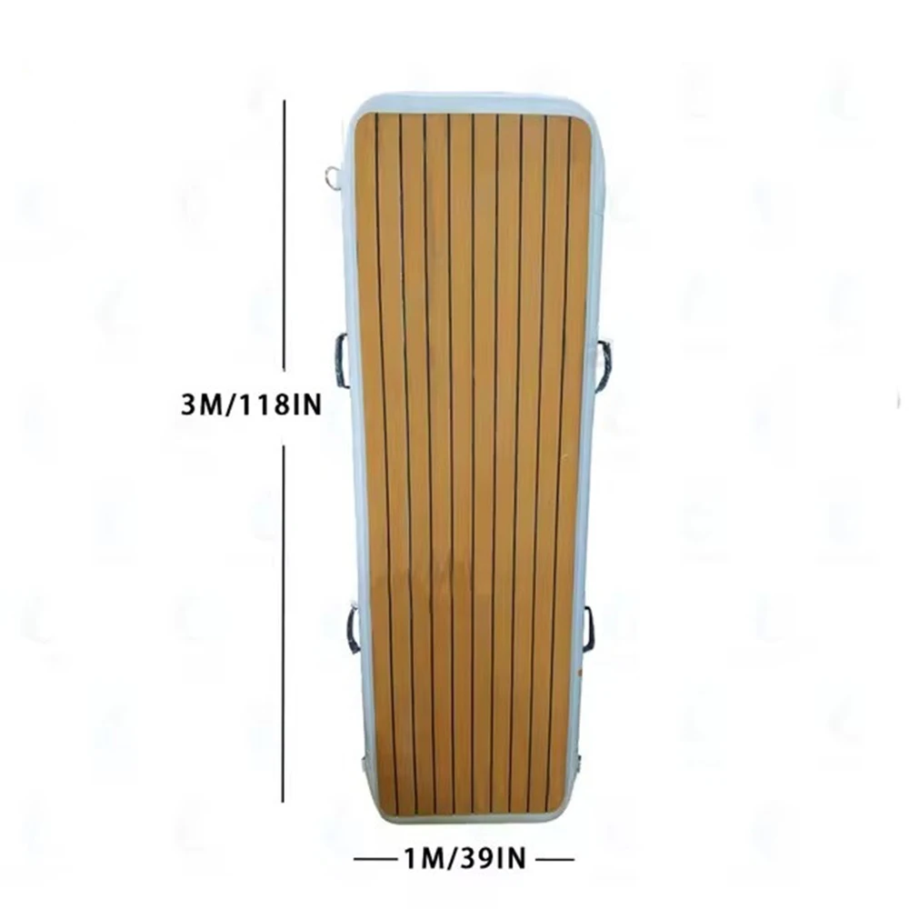 Inflatable-Floating-Dock-3x1x0-1m-Floating-Raft-Platform-Dock-Mat-Water ...