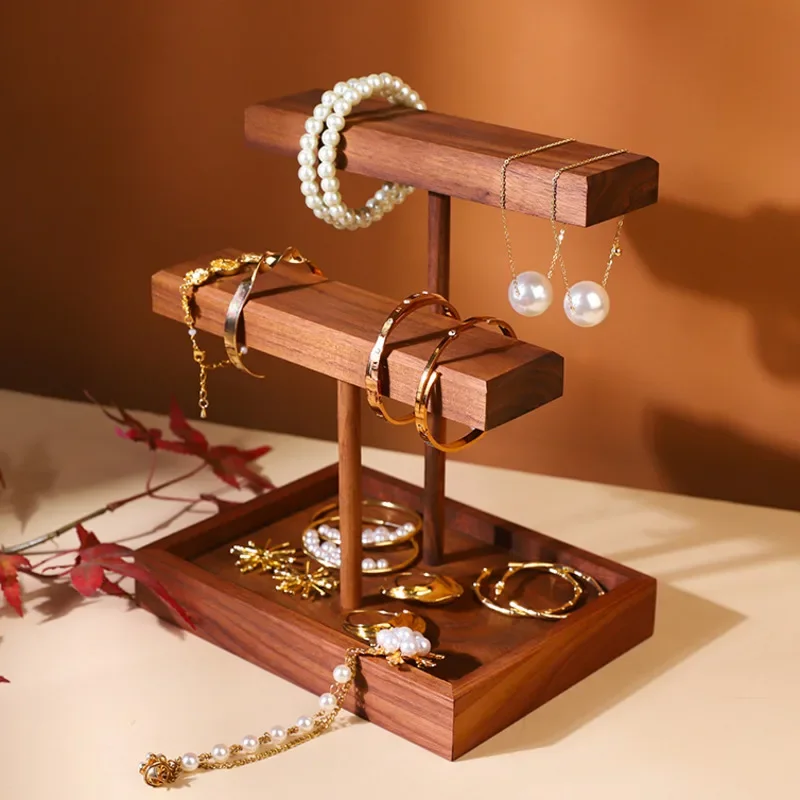 Solid-Wood-Hand-Decoration-Display-Rack-Walnut-Shopping-Mall-Shooting ...