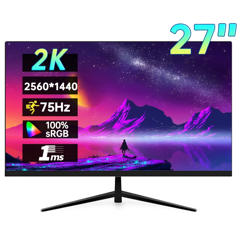 Monitor-de-escritorio-para-juegos-pantalla-de-27-pulgadas-2K-75Hz ...