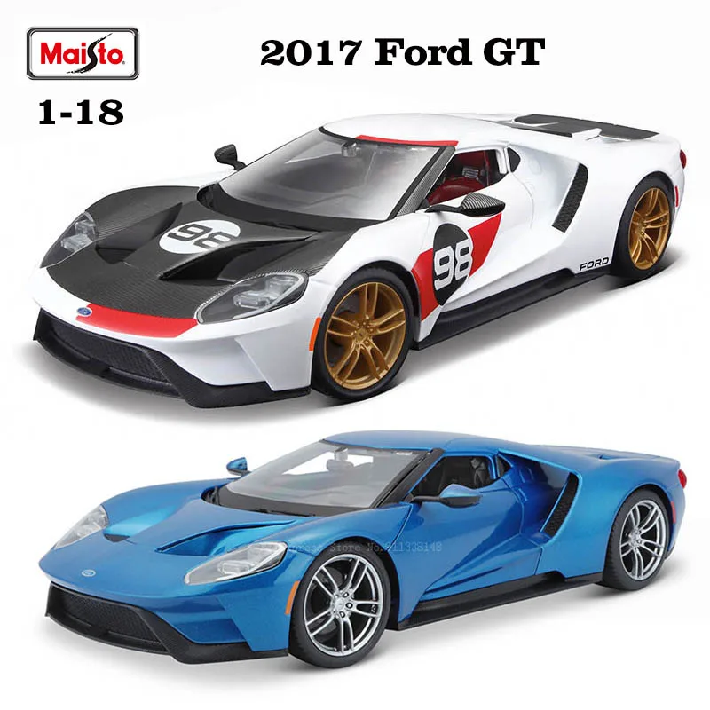 Maisto 1:18 2017 Ford GT supercar Classic Car Alloy Car Model Static ...