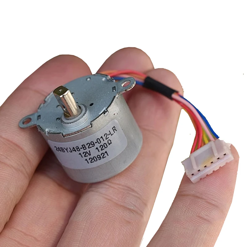 24BYJ48-DC-12V-Micro-Gear-Stepper-Motor-Mini-24mm-2-Phase-6-Wire-Gear ...