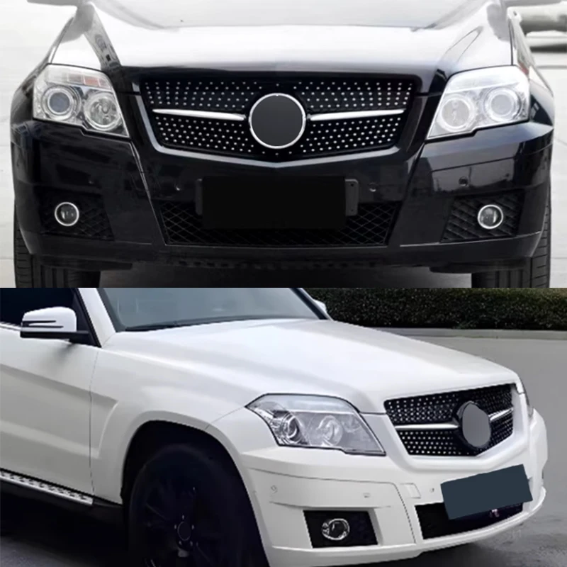Front Bumper Grille Grills For Mercedes-Benz GLK-Class X204 GLK260 ...