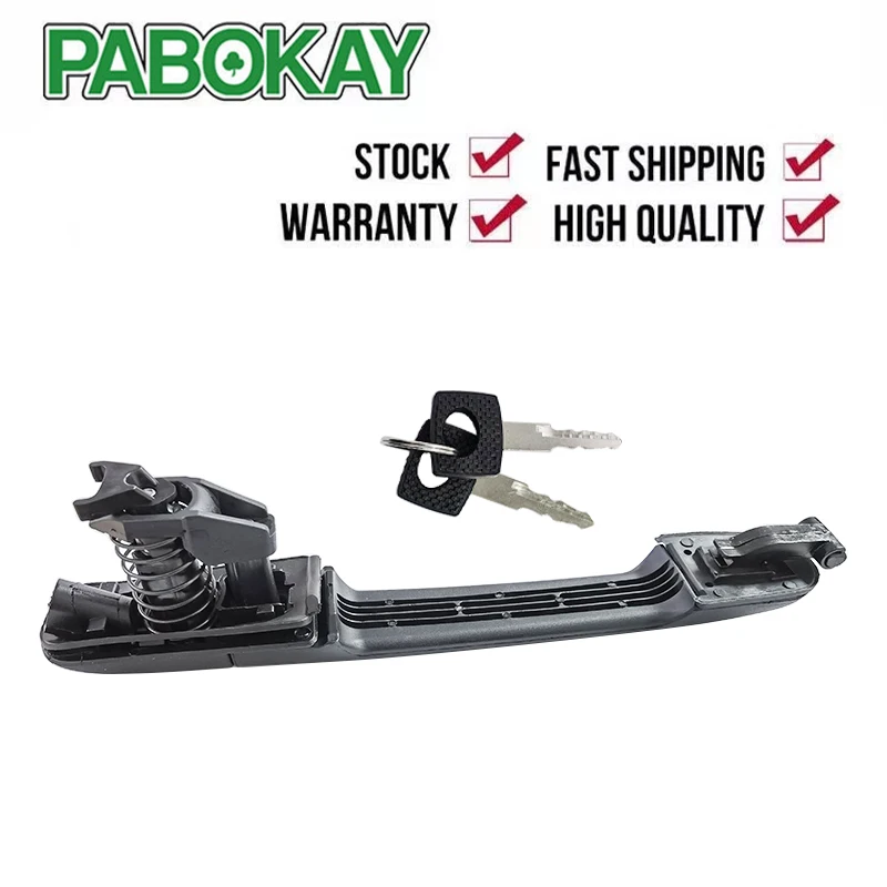 0007601359 Left Right Door Handle With Lock Barrel For Mercedes ...