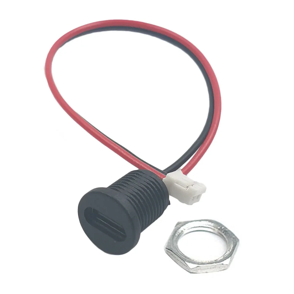 Usb-c 5a High Current Charging Socket With M11 Nut Snap Lock Plate Usb ...