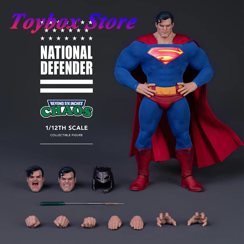 CHAOS-1-12-National-Defender-Movable-Superman-Figurine-Cloth-Design ...