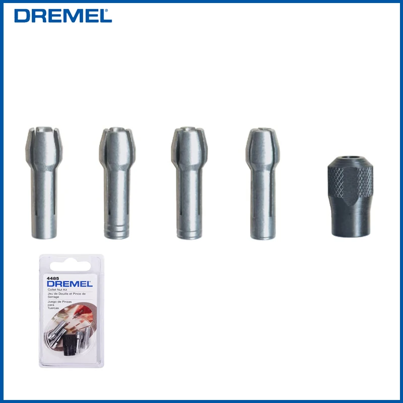 Dremel 4485 Collet Nut Set Quick Change Accessories Kit Mini Drill ...