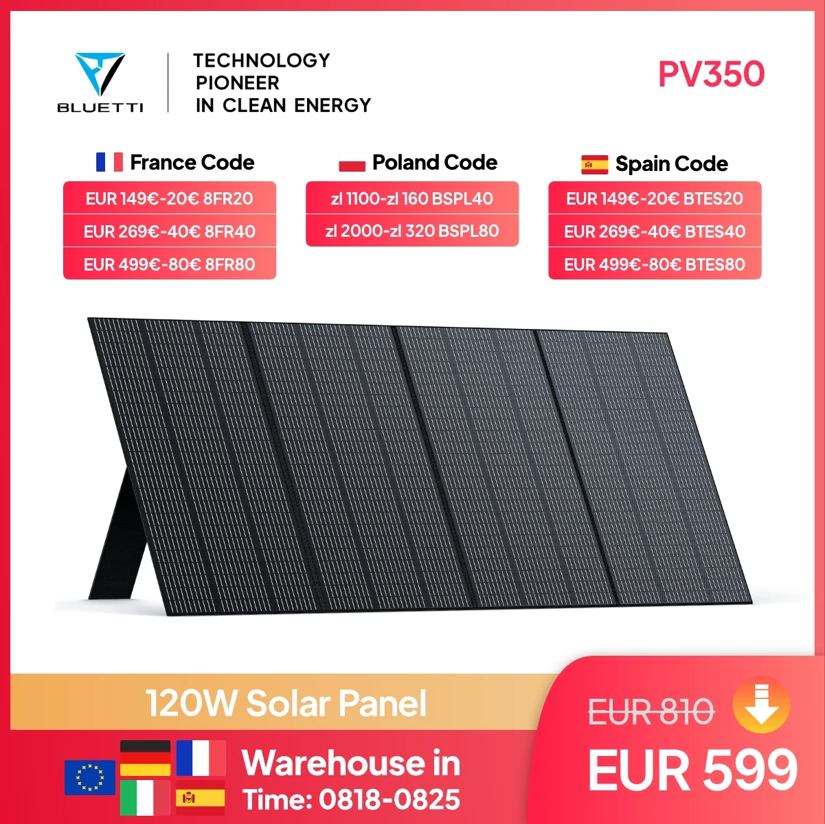 EU-Stock-BLUETTI-PV350-350W-Solar-Panel-Foldable-Panel-Solar-Portable ...