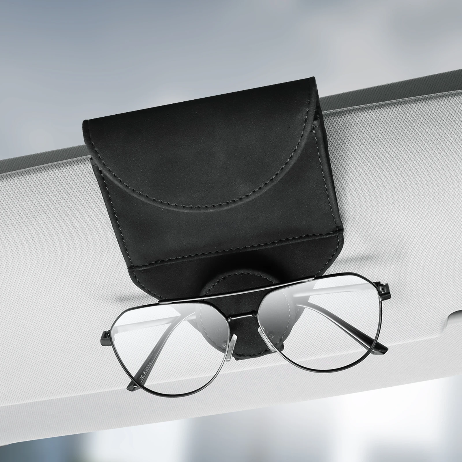 AMBERMILE-Universal-Car-Eyeglass-Holder-Glasses-Storage-Clip-for-Mini ...