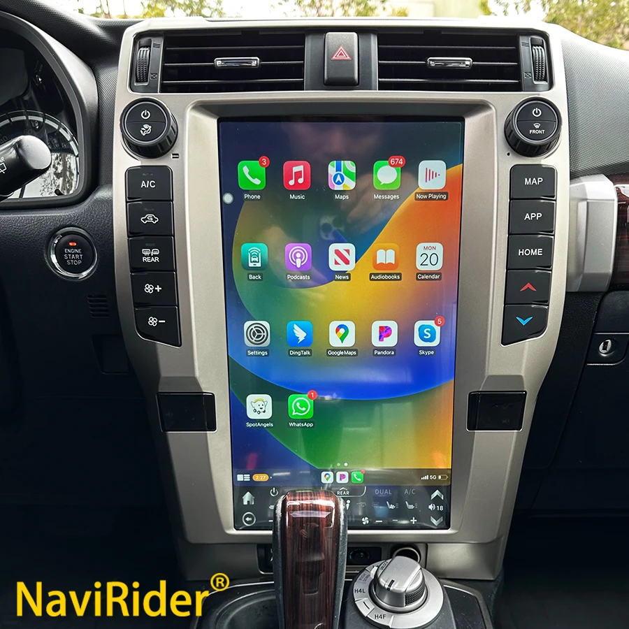 15-6-Tesla-Android-Screen-Radio-2din-For-Toyota-4RUNNER-2010-2020-GPS ...