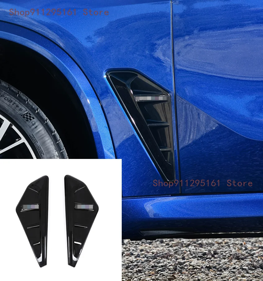 For-BMW-X5-G05-X5M-F95-2019-2021-car-styling-ABS-black-front-fender ...