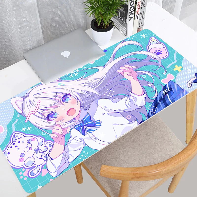 Beast-Ear-Girl-Custom-Mouse-Pad-Laptop-Kawaii-Anime-Gaming-Acess-rios ...