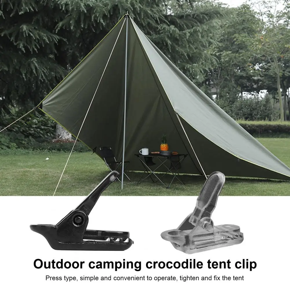 Fixed-Tent-Clip-Tent-Clips-10pcs-Portable-Camping-Crocodile-Clips-for ...