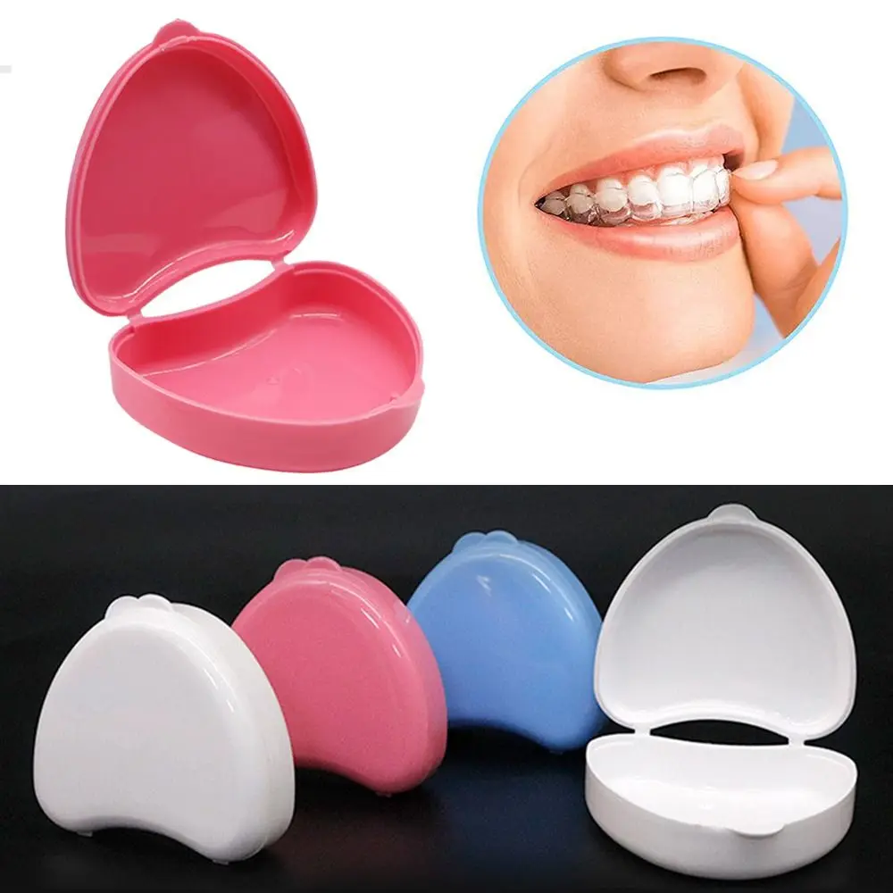 Portable-Denture-Tray-Box-Braces-Orthodontic-Case-Retainer-Case-Dental ...