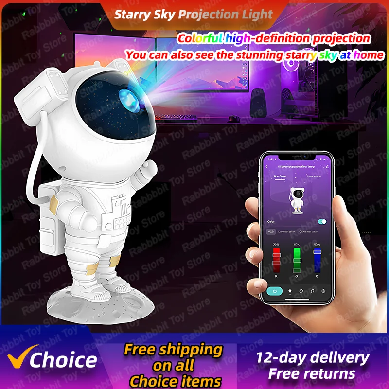 Galaxy-Star-Astronaut-Projector-LED-Night-Light-Starry-Sky-Porjectors ...