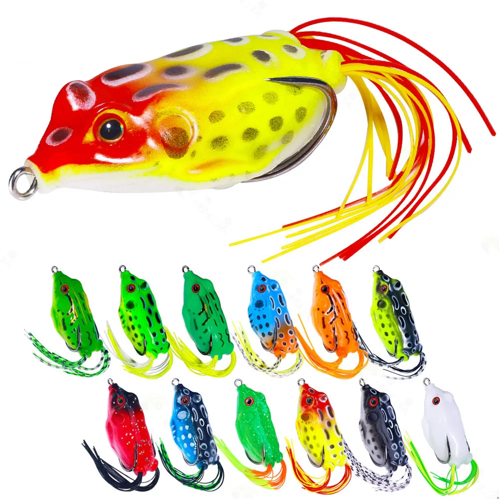 1PC-6-3cm-12-4g-Pesca-Frog-Lure-Soft-Tube-Bait-Plastic-Fishing-Lure ...