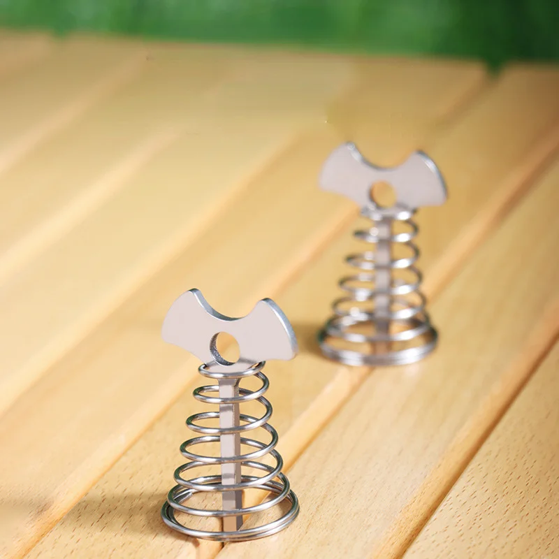 Plank Floor Spring Tent Pegs Buckle Aluminum Fishbone Anchor Outdoor ...