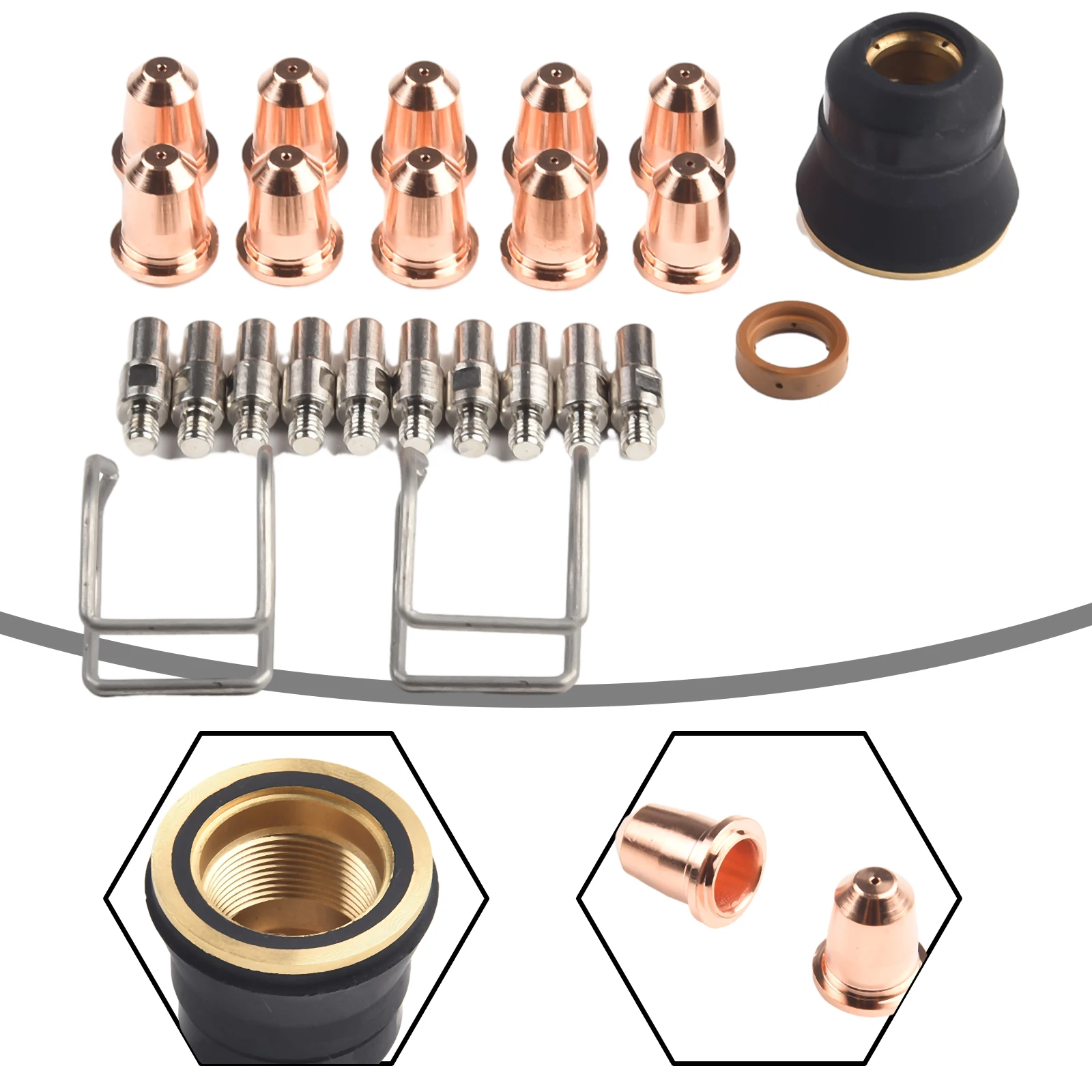 Plasma Cutter Set High Quality Electrode Tip Cup Consumables Set for ...