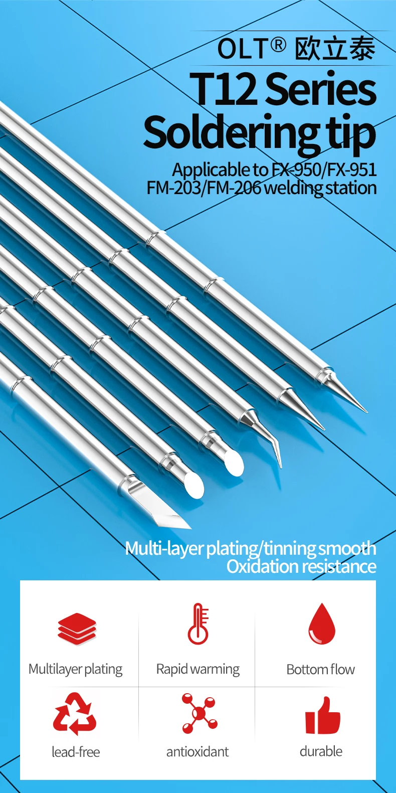 Сварочные наконечники T12 HAKKO FX-951 | AliExpress