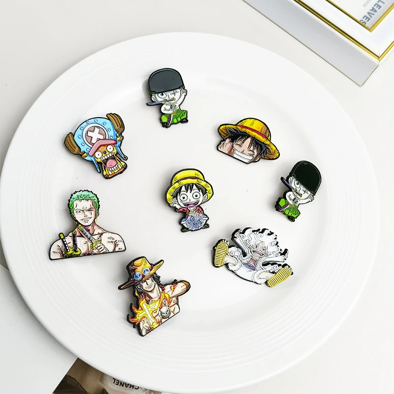 One-Piece-Manga-Pin-Anime-Lapel-Pins-Backpacks-Cute-Things-Vegeta-Goku ...