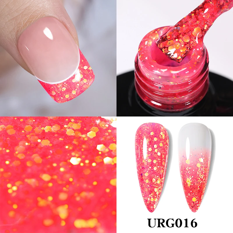 UR-SUGAR-7ml-Neon-Glitter-Sequin-Gel-Nail-Polish-Irregular-Shaped ...